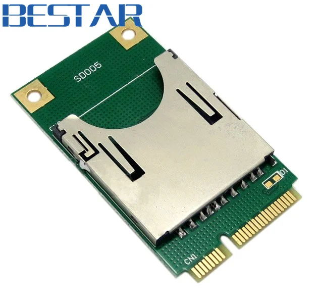 Mini PCI E Express pcie pci express pci express to SD SDHC MMC Memory ...