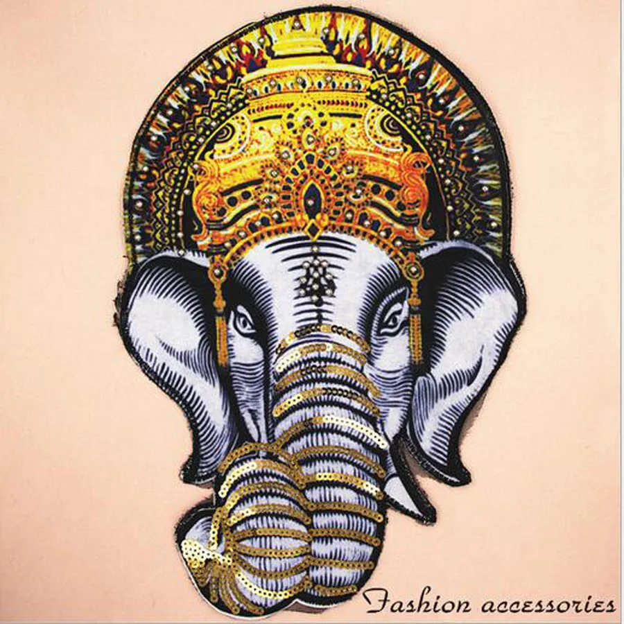 Embroidered Clothing Patches | Elephant Sewing Sticker | Elephant ...