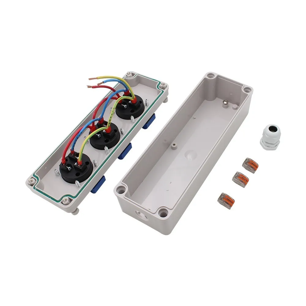 IP54 Waterproof Socket Box With Wire Connector Multifunctional Outdoor ...