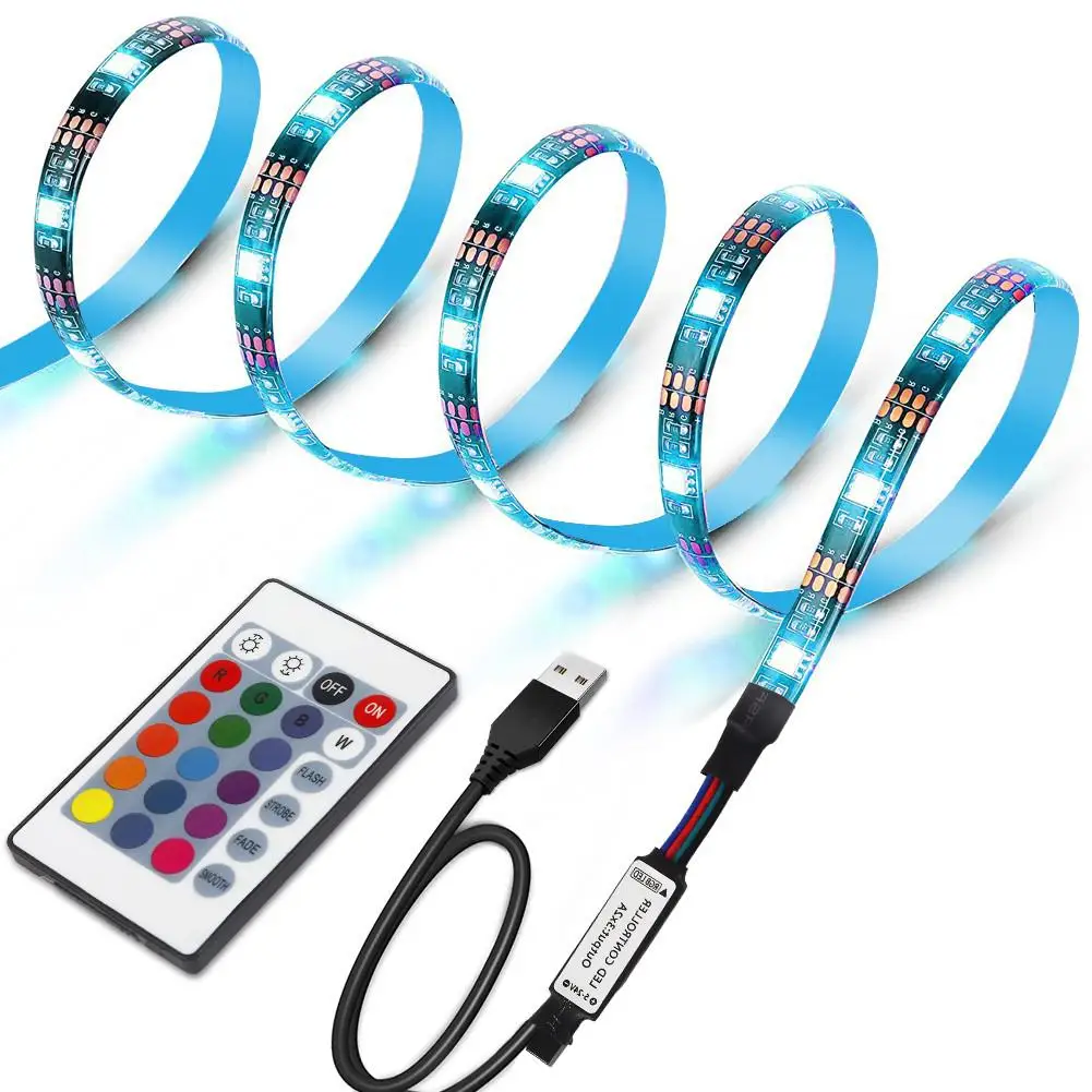 AKDSteel-LED-Light-Strip-30-LED-TV-Backlight-Strip-Multicolor-Dimmable ...