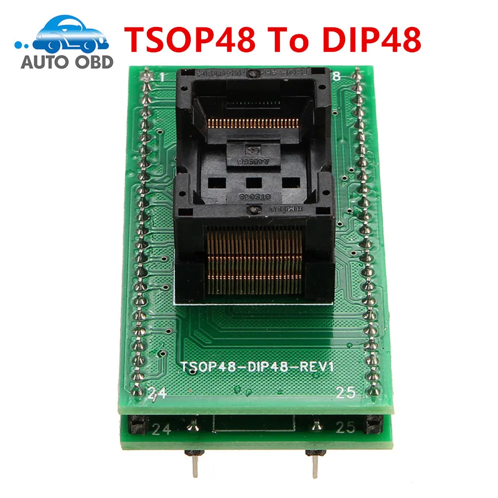 TSOP48 to DIP48 adapter,TSOP48 test socket 0.5mm Pitch /can usein PEB 1 ...