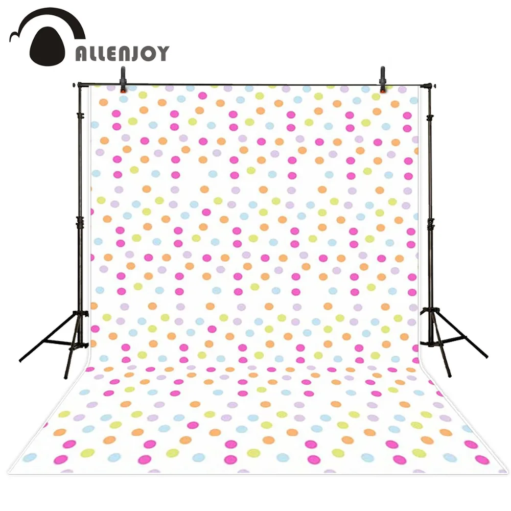 Allenjoy Photography background Lovely color dot pattern boy kids ...
