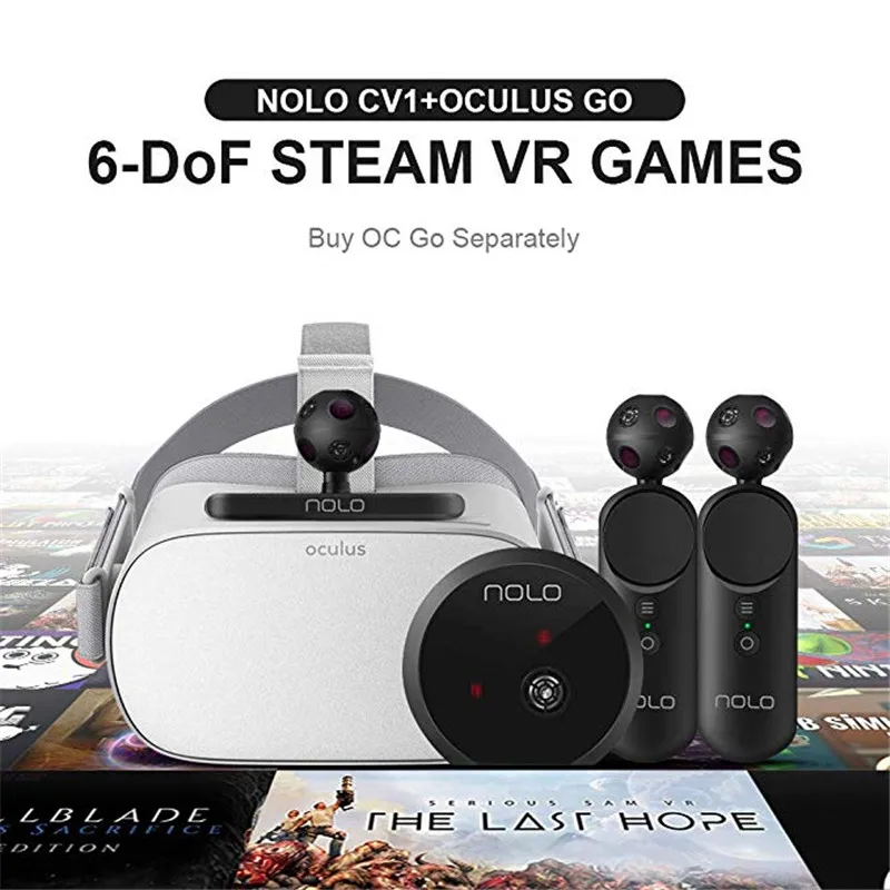 NOLO CV1 3D VR Controllers Cell Phone Mobile vr Game Headset Station Controller Video Motion Tracking Kit for Mobile and PC AliExpress
