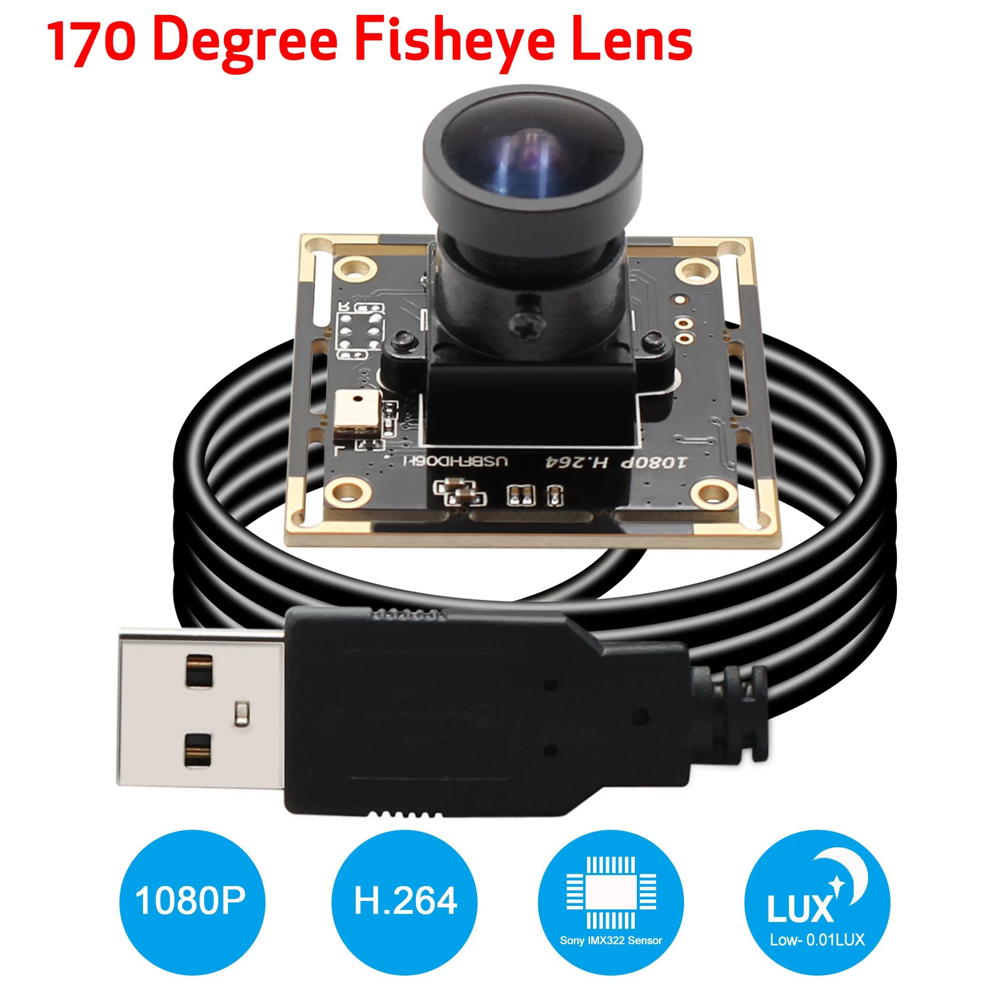 H-264-1920-1080-Fisheye-usb-Security-Protection-camera-module-170 ...