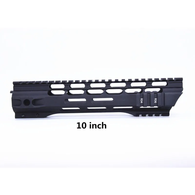 10 Inch MLOK Handguard Free Float Super Slim Ar15 Handguard Quad Rail ...