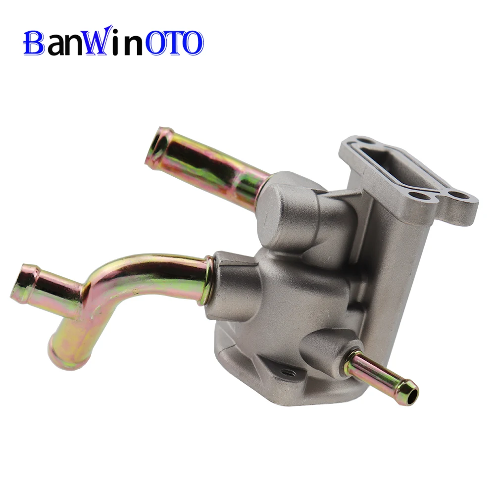 Aluminum Engine Cooling Thermostat Housing Cover Auto Engine Coolant ...