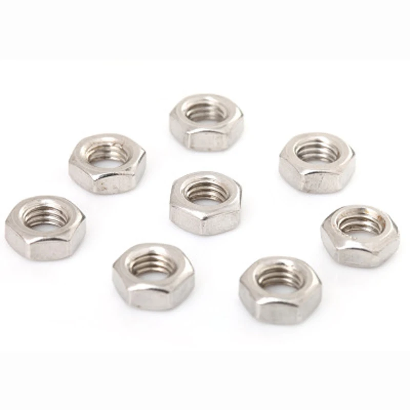 500PCS, 304 Stainless Steel Six Angle Nut / Screw Cap M8,DIN934 A2 70 ...