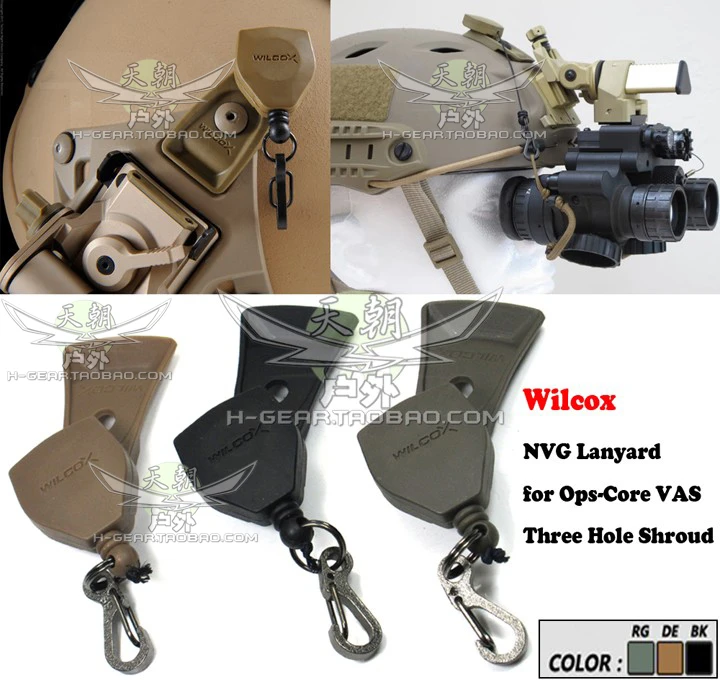 Wilcox NVG Lanyard for Ops Core VAS Three Hole Shroud|lanyard strap ...
