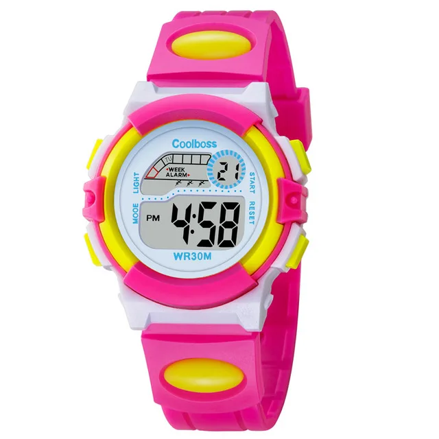Sport Student Children Watch Kids Watches Boys Girls Clock Child LED ...