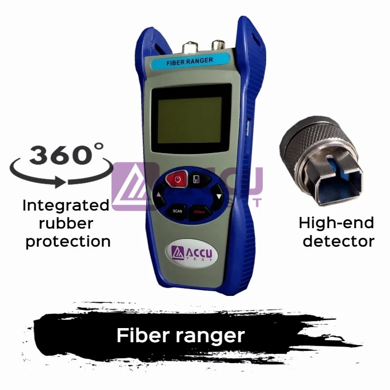 Optical fiber ranger FR501 Test up to 8 event points Live fiber ...
