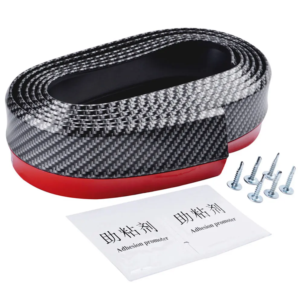 1Set Universal Car Front Rear Bumper Protector Adhesive Rubber Bumper ...