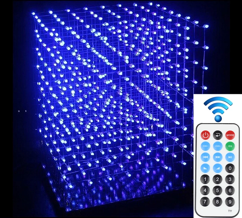 Aliexpress.com : Buy DIY 3D 8S LED Light Cube With Animation Effects ...