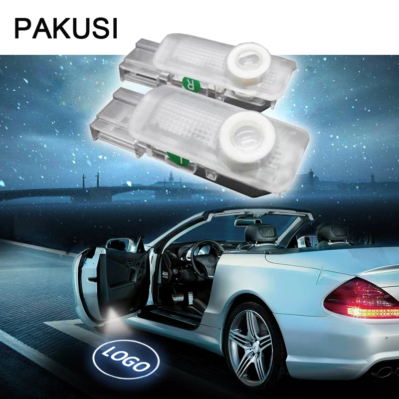 PAKUSI Car LED Door Welcome Light For Mercedes Benz R W215 W164 R300 ...