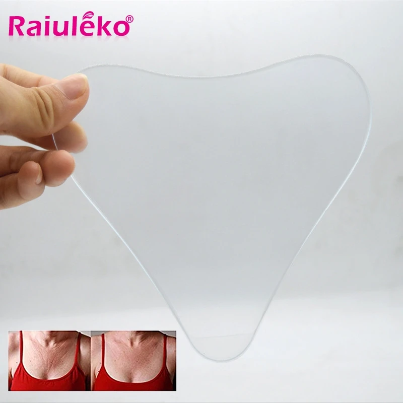 NEW Reusable Triangle Chest Pad Anti Wrinkle Chest Pad soft Silicon ...