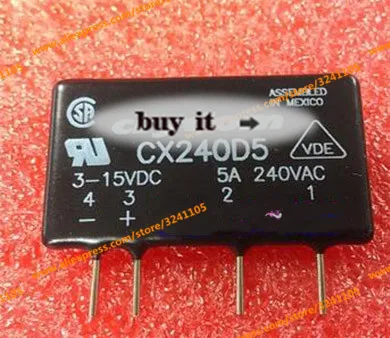 10 шт./партия CX240D5 DIP-4 твердотельные реле питания Новинка