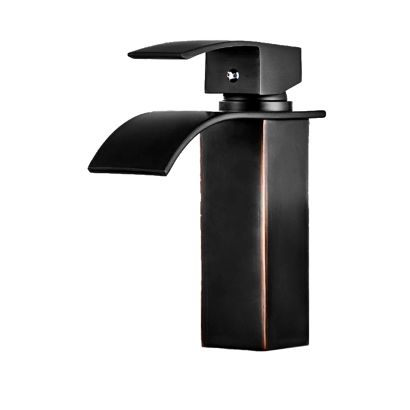 European Style Black Washbasin Square Faucet Wash Basin, American ...