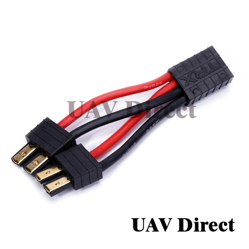 1pcs-TRAXXAS-TRX-Plug-Connector-Parallel-Cable-leads-Extension-1-to-2 ...