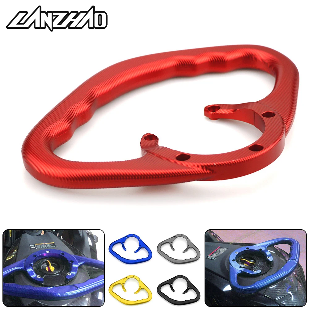 CNC Aluminum Motorcycle Fuel Tank Passenger Holder Racing Handle Grab ...