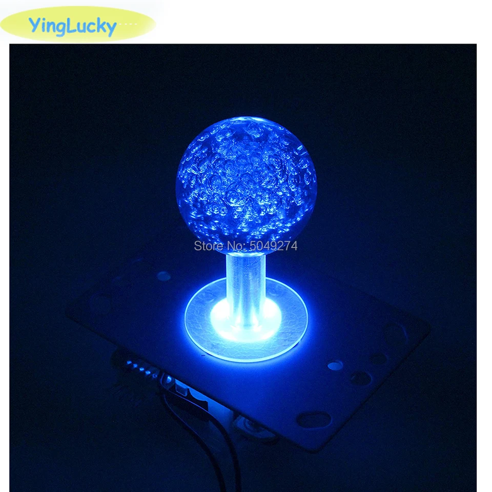 Fighting Stick Switch 12V LED Arcade Joystick Colorful Glow Joystick ...