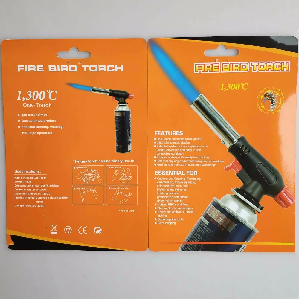 Mini Butane Torch Blowtorch Gas Torch Flame Gun Ignition Blow Jet ...