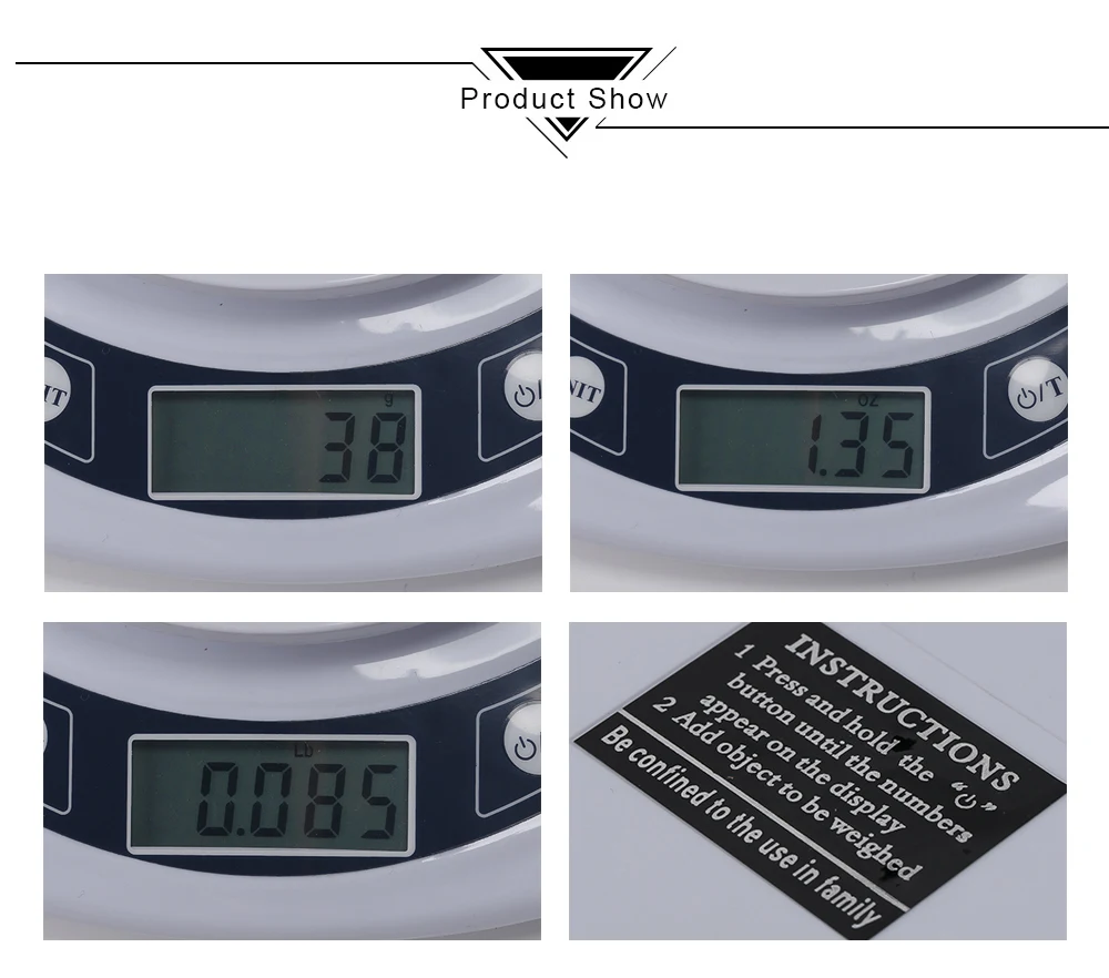Portable Kitchen Digital Scale 7000g/1g 7kg - Measuring Weighing Scales ...