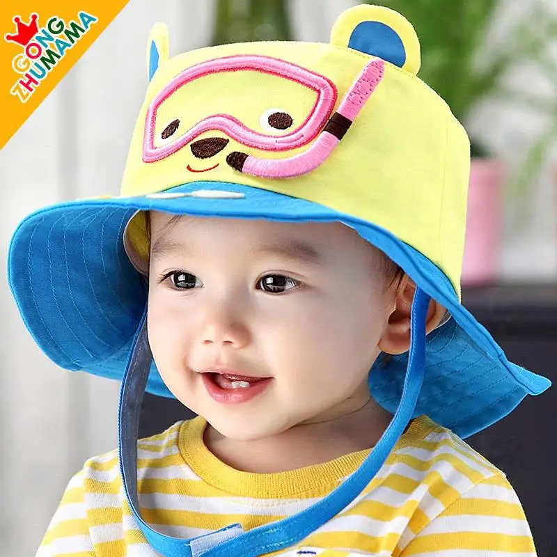 2018 new children's cartoon spring and summer hats for toddlers, baby ...