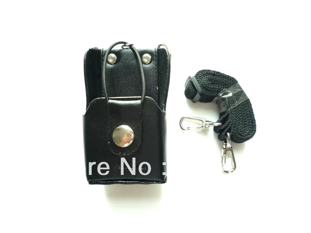 Estojo de transporte de couro com alça para motorola, gp344/gp328plus ...