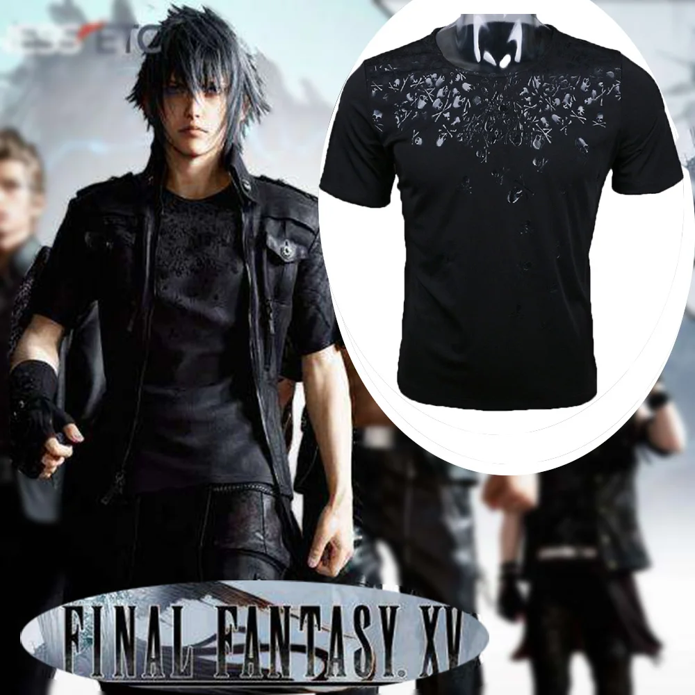Final Fantasy XV Noctis FF15 Anime Cosplay T Shirt Men T Shirts Custom ...