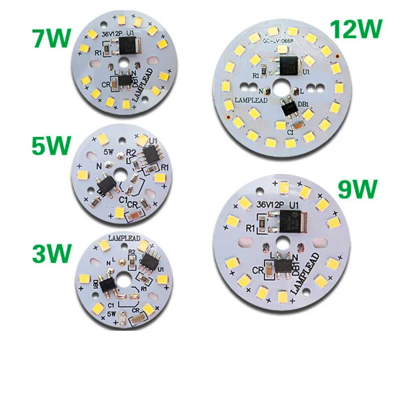 Driver Integrated LED Chip SMD 5730 For Bulb 220V 240V Input Directly With Smart IC PCB DIY 3W ...