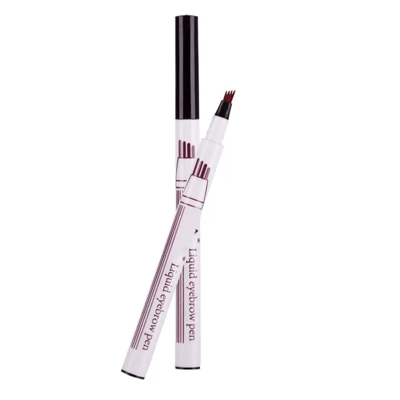 Four Pronged Eyebrow Pencil Liquid Eyebrow Pencil Natural Durable