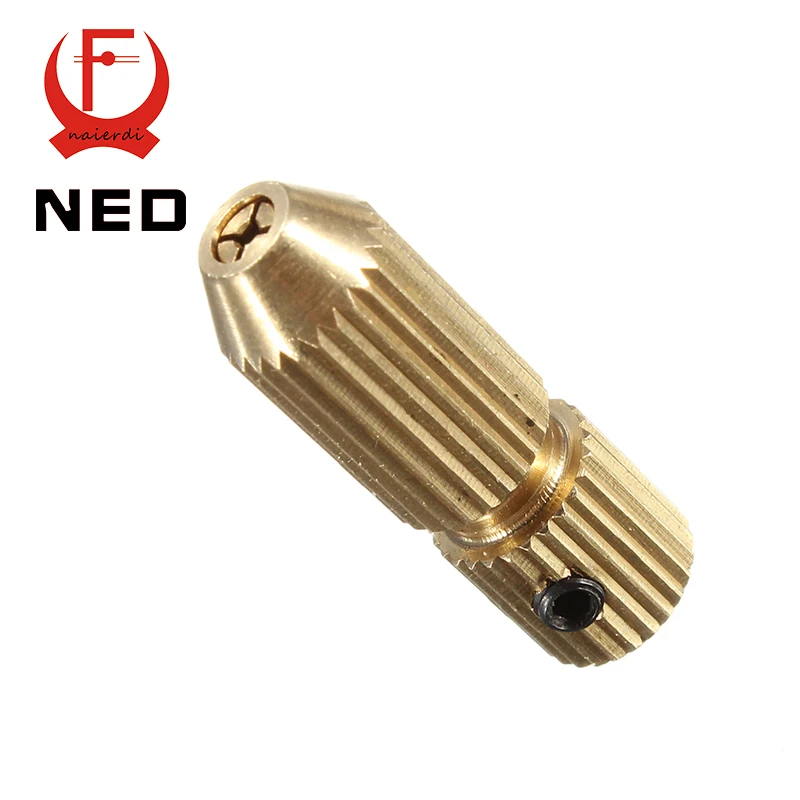 5pcs 2.3mm Brass Electric Motor Shaft Clamp Fixture Chuck Mini Small ...