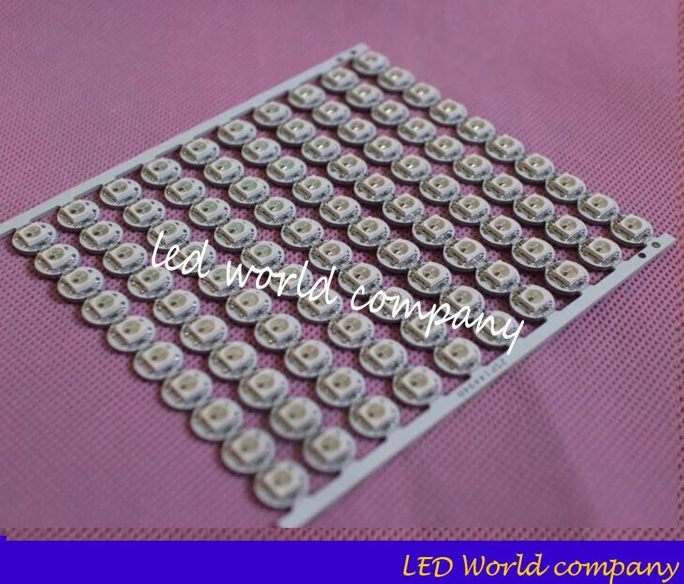 10pcs x mini board (10mm*3mm) WS2812B Heatsink 5V WS2812 built-in RGB ...