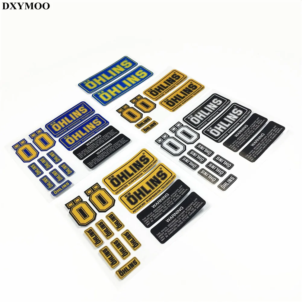 Warning Motorcycle Shock Fork ADVANCE Suspension Technology ABSORBER ...