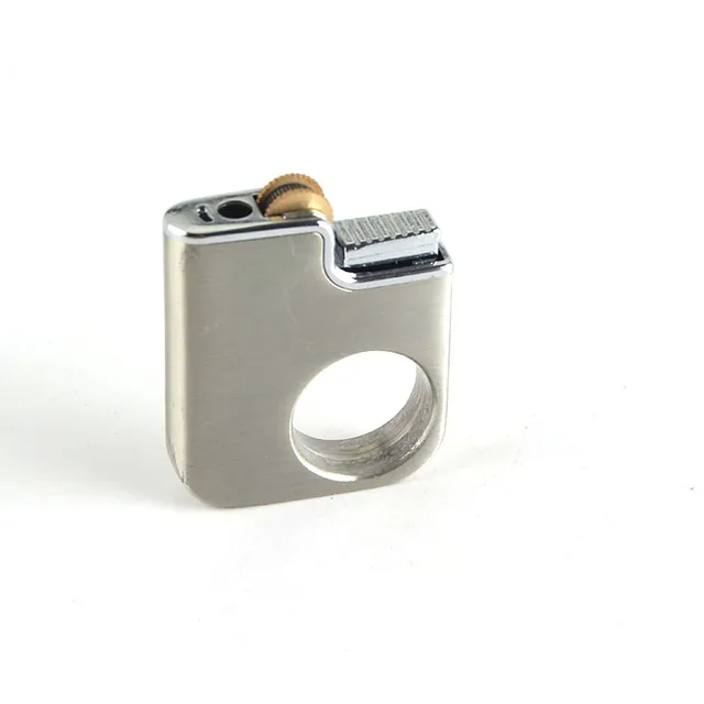 Creative fun finger ring portable metal gas cigarette lighter, metal ...