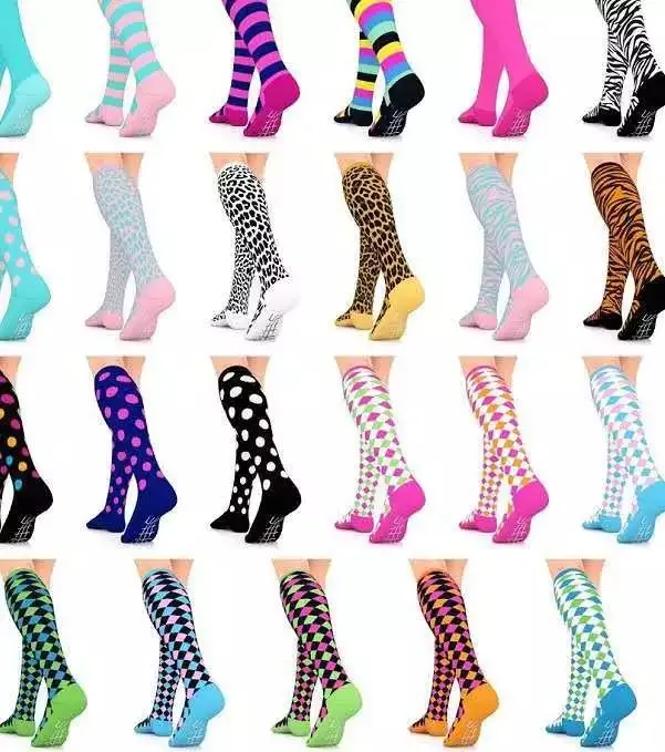 Compression stockings high quality Outdoor sport Various patterns ...