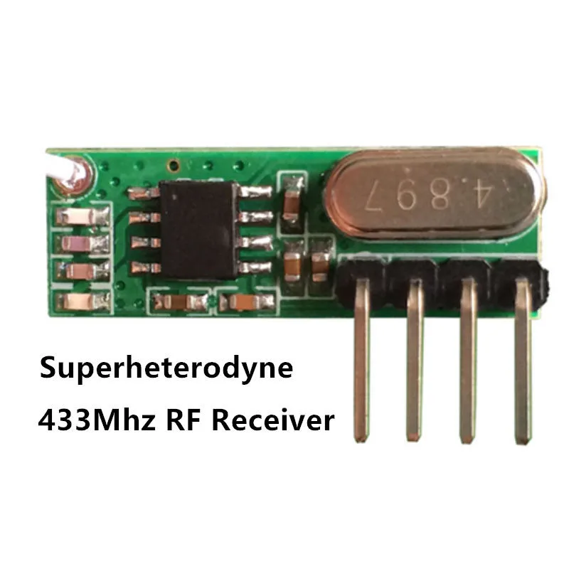 433 mhz rf Wireless Receiver superheterodyne 433mhz UHF ASK remote ...