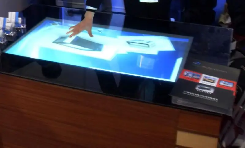 lowest price!! 27 inch 2 real points multi interactive touch foil Film ...