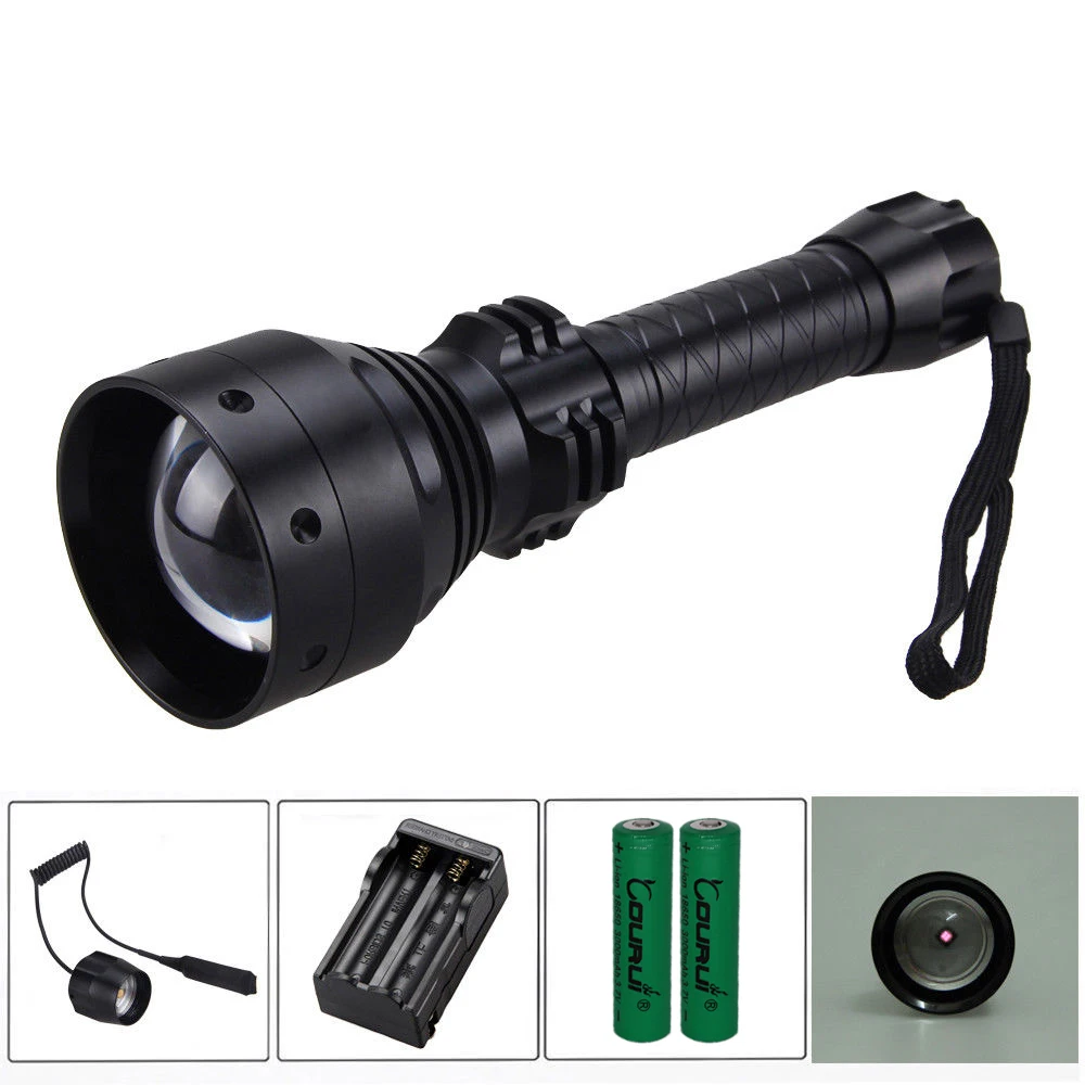 10W T67 IR 850nm Lens Infrared Flashlight Night Vision Torch Light Long ...