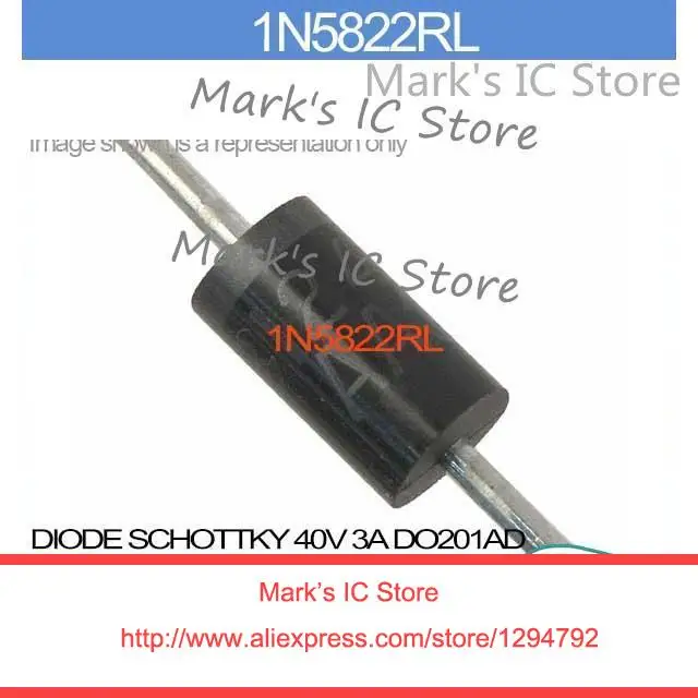 1N5822RL 1n5822 ديود شوتكي 40 فولت 3a DO201AD 1N5822R 1N582 1N582 1N58 ...