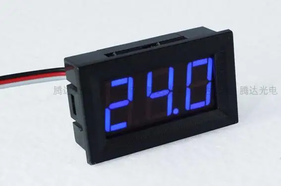 High Quality 1pc 0.56inch DC0 40V Blue LED Digital Voltmeter Volt ...