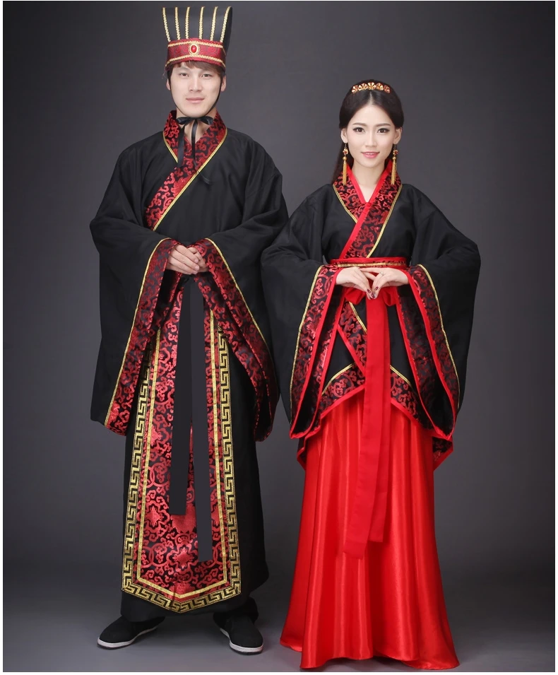 Nuevo disfraz de hanfu para escenario, traje de baile tradicional chino ...
