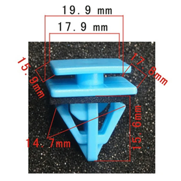 100x For A21321 87758-3l000 877583l000 Moulding Clips With Sealer Blue ...