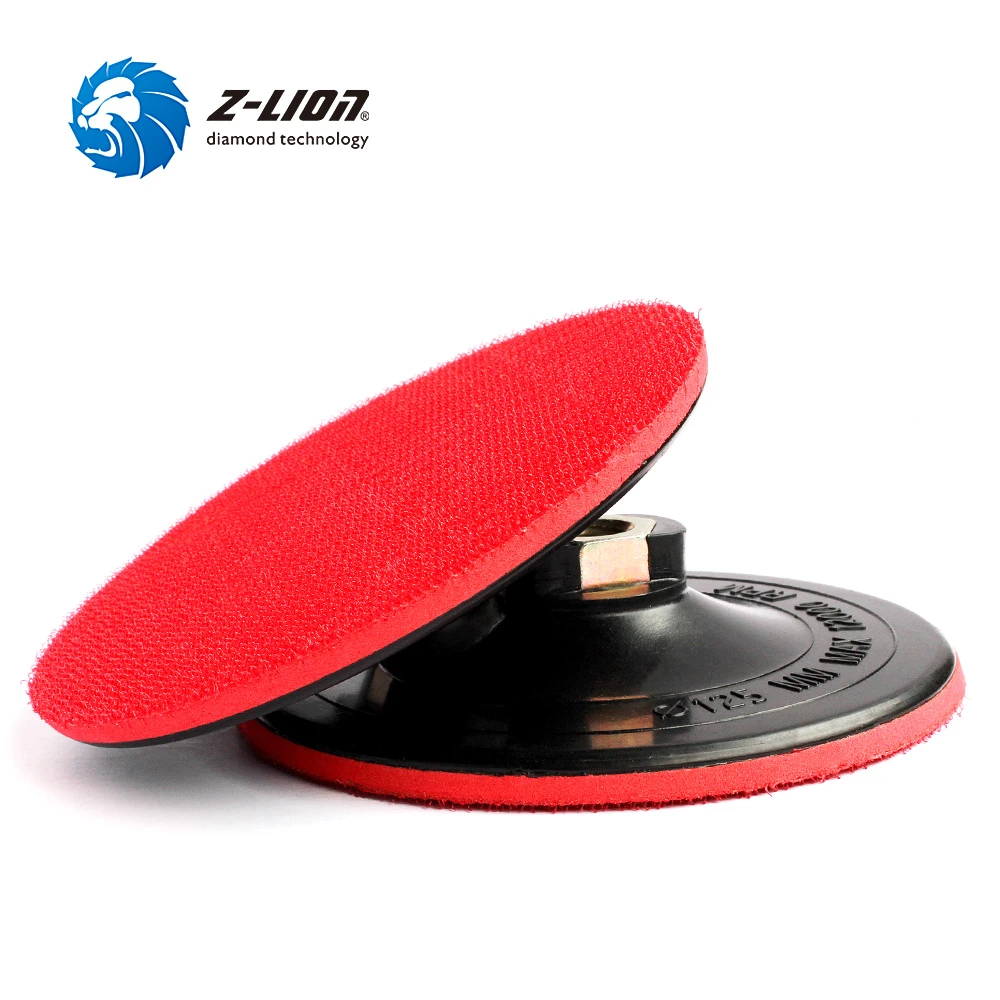Z-LION 2pcs 5" Backing Pad Plastic Foam Backer Pads M14 5/8-11 Hook ...