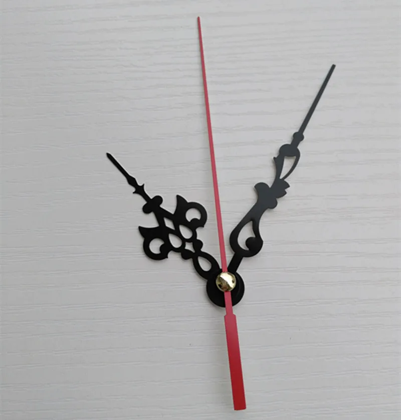 Buy 50pcs Black Clock Three Hands Clock Arms With Red