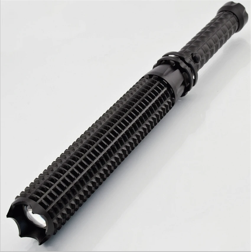 Q5-T6-L2-truncheon-security-Stick-Flashlight-adjustable-18650-Led-Cree ...