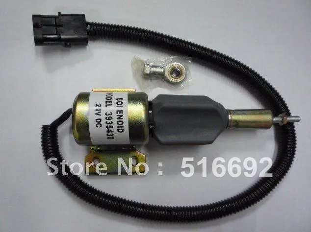 FUEL SHUT OFF SOLENOID 24V 3935430 for Cummins 6BT 5.9 on Aliexpress ...