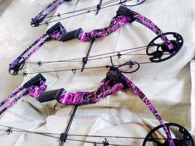 Purple Camo Bow