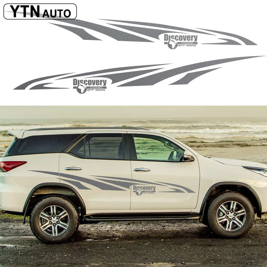 Fit For Toyota Fortuner Car Stickers Discovery Off Road Styling Car ...