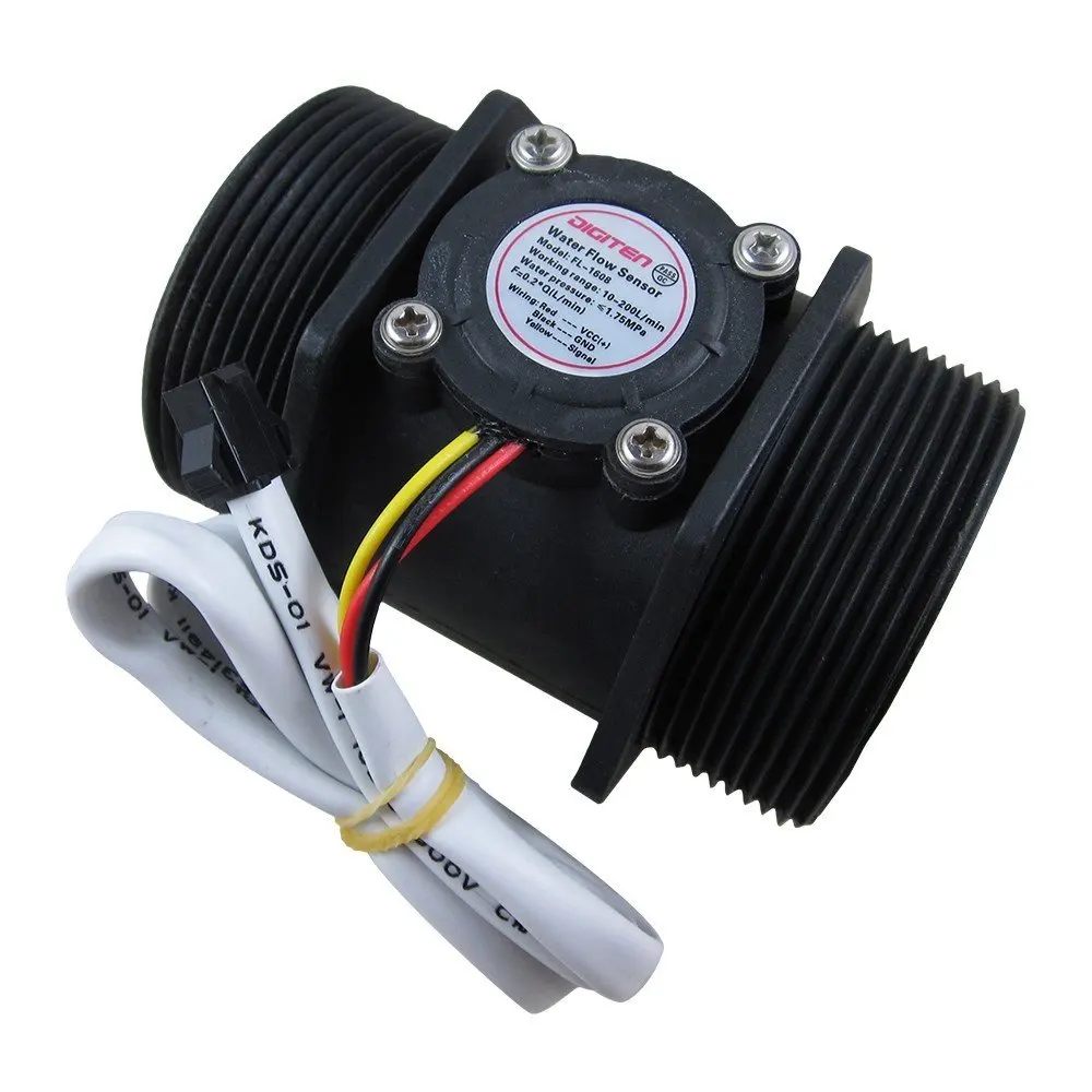 G2 2 Inch Water Flow Hall Sensor Switch Meter Flowmeter Control 10