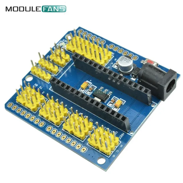 Nano Io Io Expansion Sensor Shield Module For Arduino Uno R3 Nano V30 30 Controller